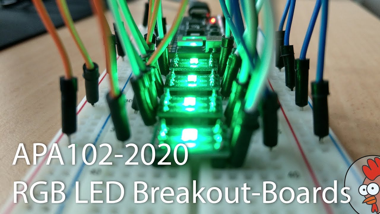 Making APA102-2020 Breakout Boards - YouTube