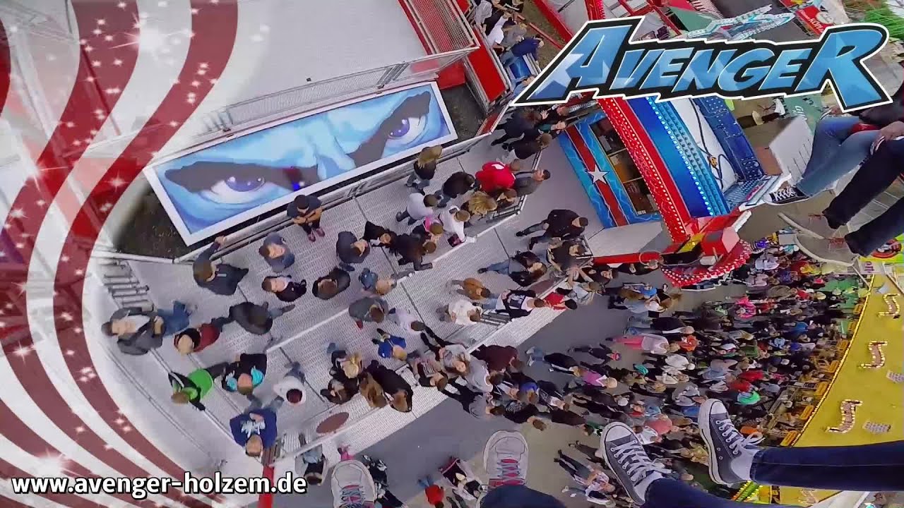Avenger - Holzem, KMG Inversion auf der Annakirmes in Düren 2015 - YouTube