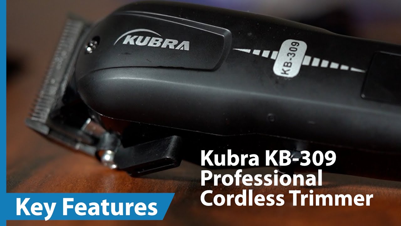 Kubra KB 309 Professional Cordless Trimmer Key features - YouTube