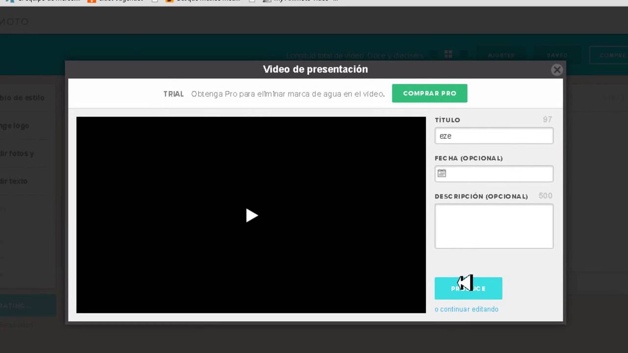 como sacar el logo de animoto sin ningun programa - YouTube