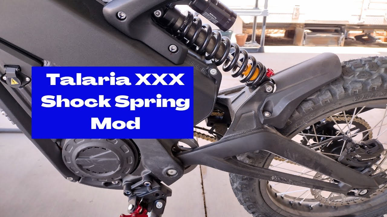 Talaria XXX Shock Mod - YouTube