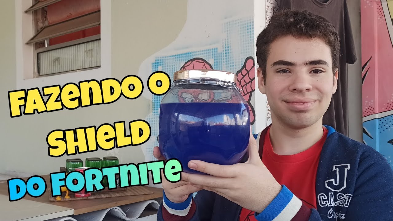 Fazendo o Shield do Fortnite na vida real!! - YouTube