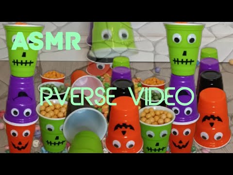 ASMR) SATISFYING REVERSE SWEET CANDY AND BEADS ) - YouTube