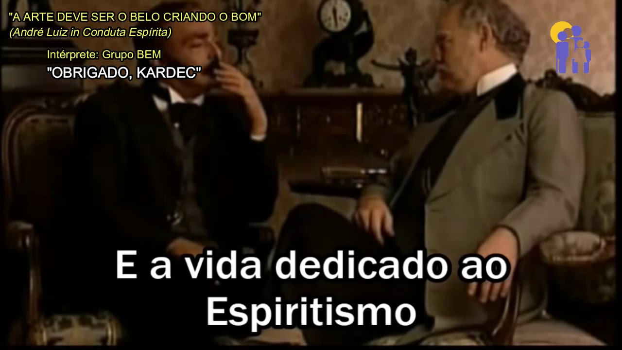 MÚSICA ESPÍRITA LEGENDADA: Kardec, Obrigado (Grupo BEM) - YouTube