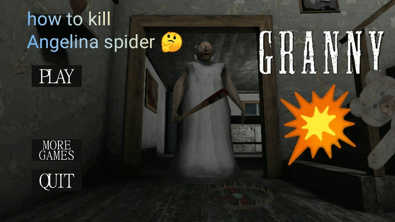 how to kill underground Angelina spider part 1 (granny chapter 1) - YouTube
