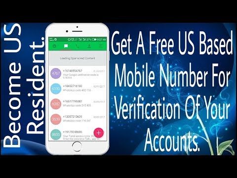 Get A Free US(United States) Mobile Number For Verification Of Your ...