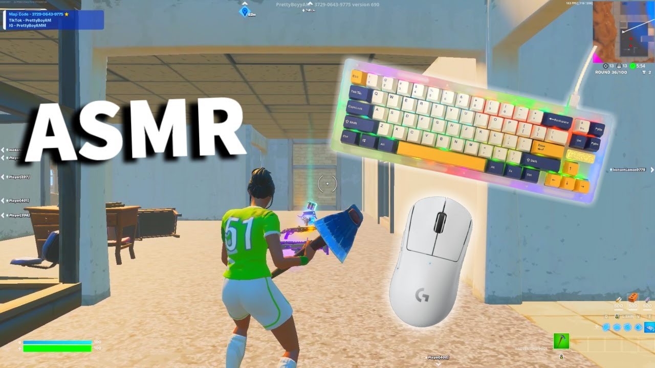 Fortnite ASMR GAMEPLAY🥰Satisfying Fortnite Gameplay🥳【240FPS】#asmr - YouTube
