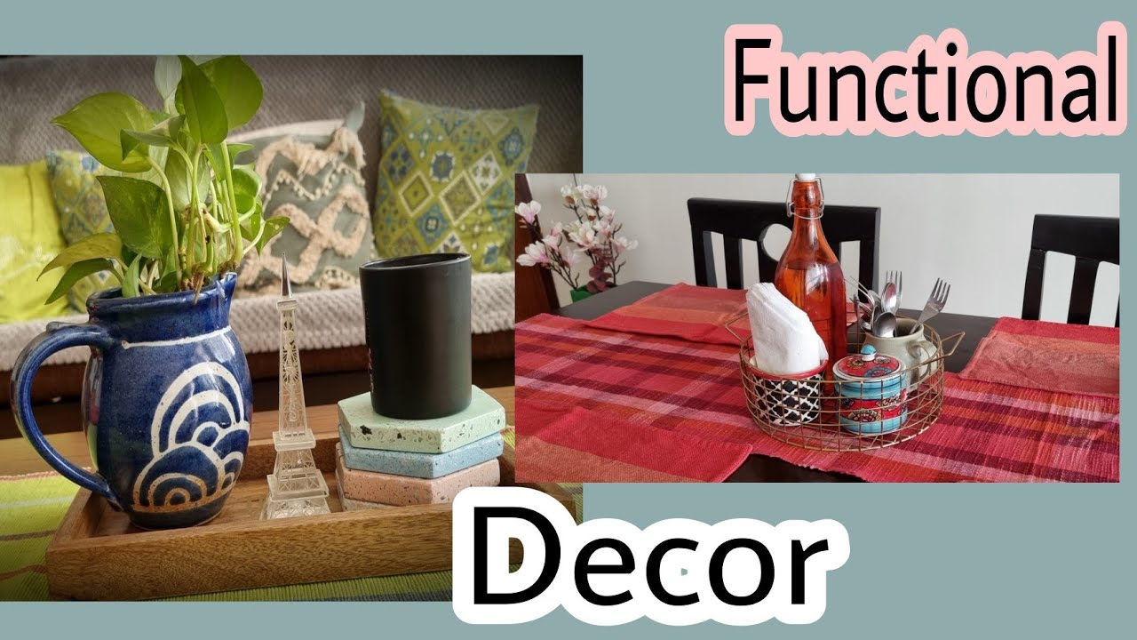 Functional Decor Ideas/ Minimalistic Approach With Functional ...