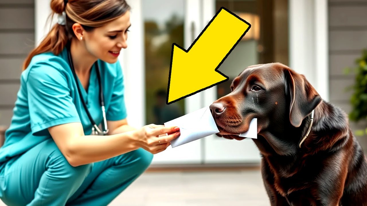Dog Refused To Leave Clinic For 20 Days, Then Vet Opens Letter From ...