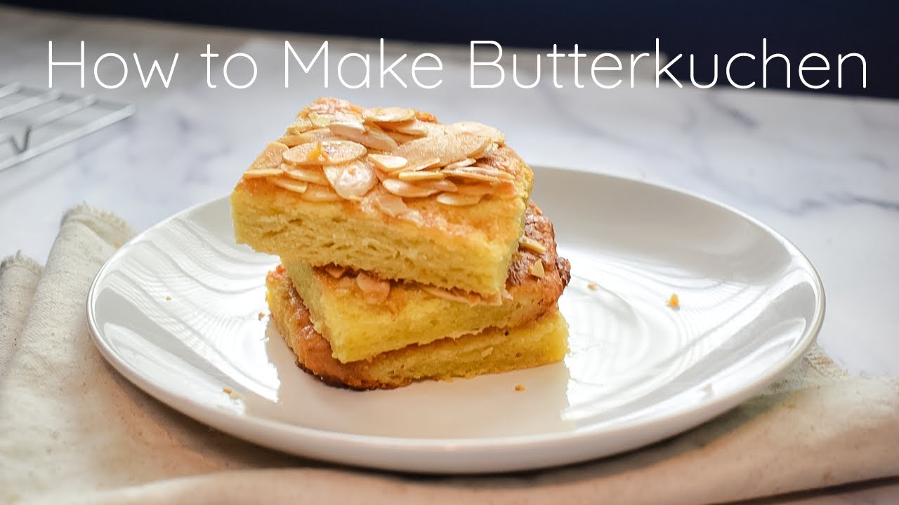 How to Make Authentic German Butter Cake (Butterkuchen) - YouTube