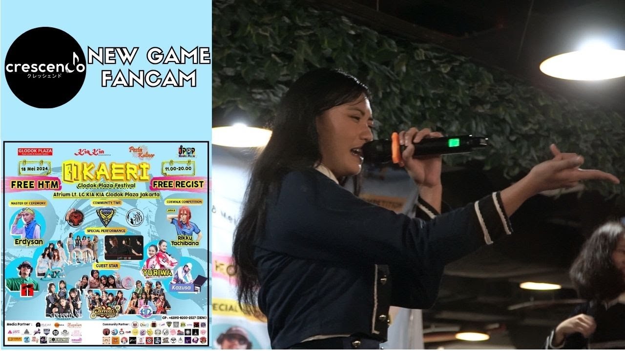 Crescendo - New Game Live at Okaeri Glodok Plaza Festival - YouTube