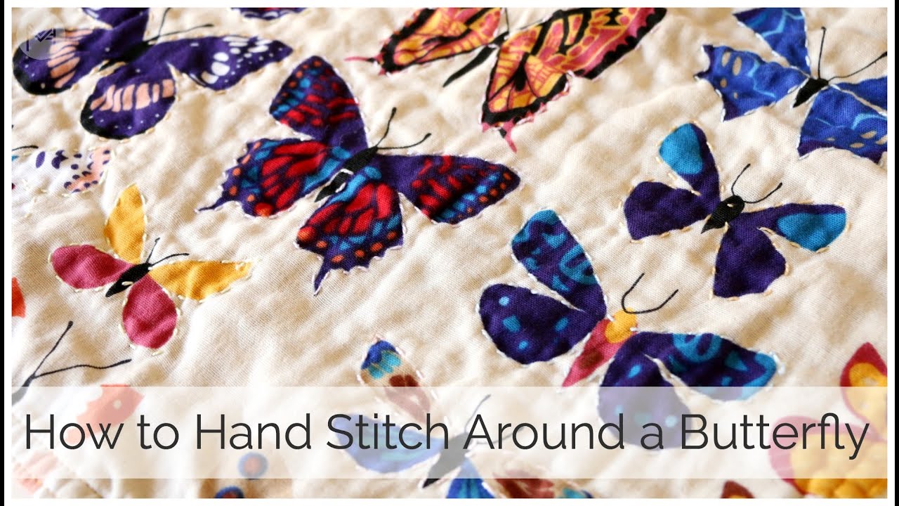 How to Hand Quilt around a Shape - YouTube