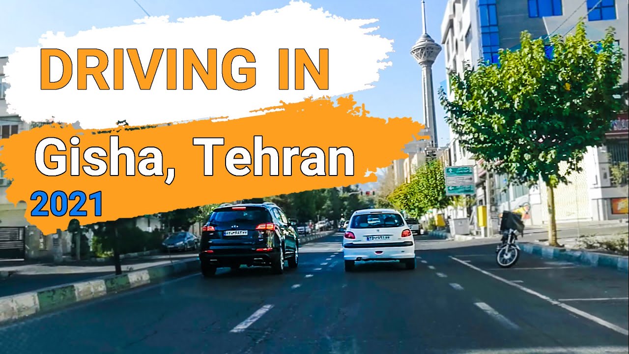 Tehran, Iran 2021 - Driving In Gisha Street I Downtown Tehran City ...