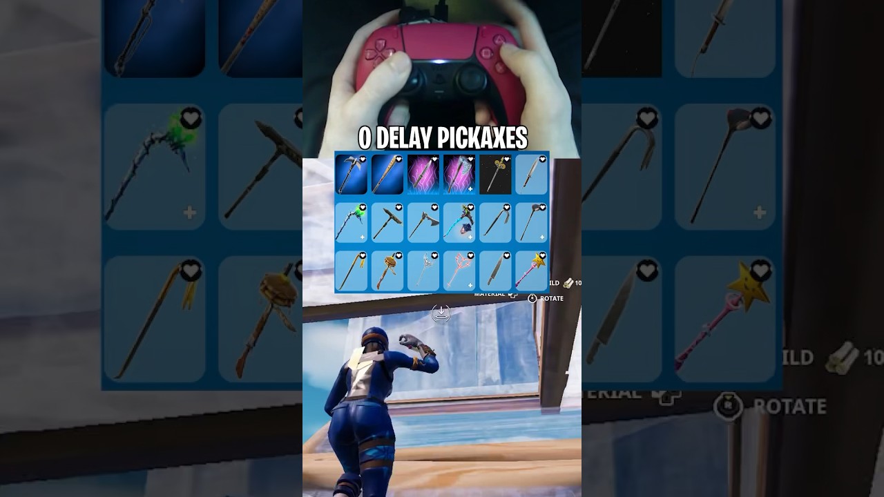 THESE PICKAXES WILL GIVE YOU *ZERO* INPUT DELAY - YouTube