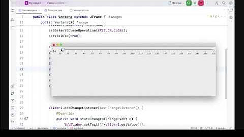 JSlider con Intellij idea Java - YouTube