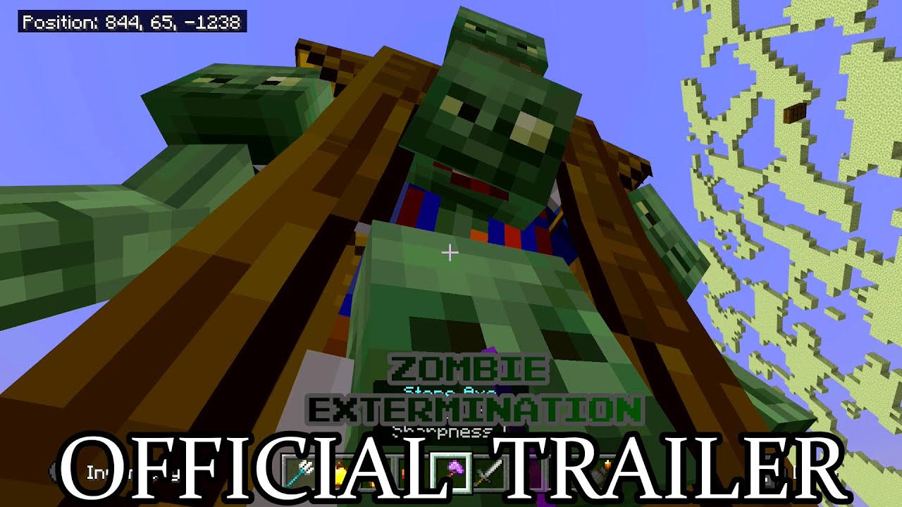 Zombie Extermination - Official Trailer. #MINECRAFT - YouTube