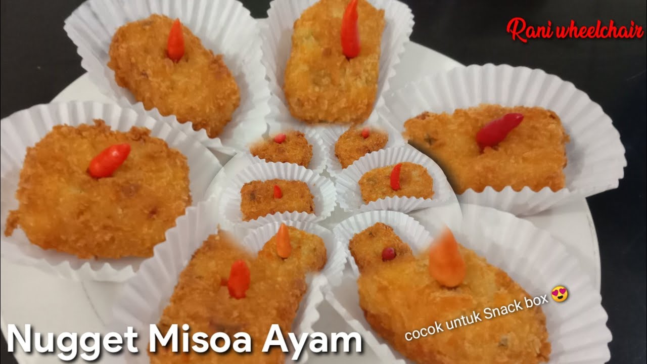 Resep Nugget Misoa Ayam cocok buat Snack box - YouTube