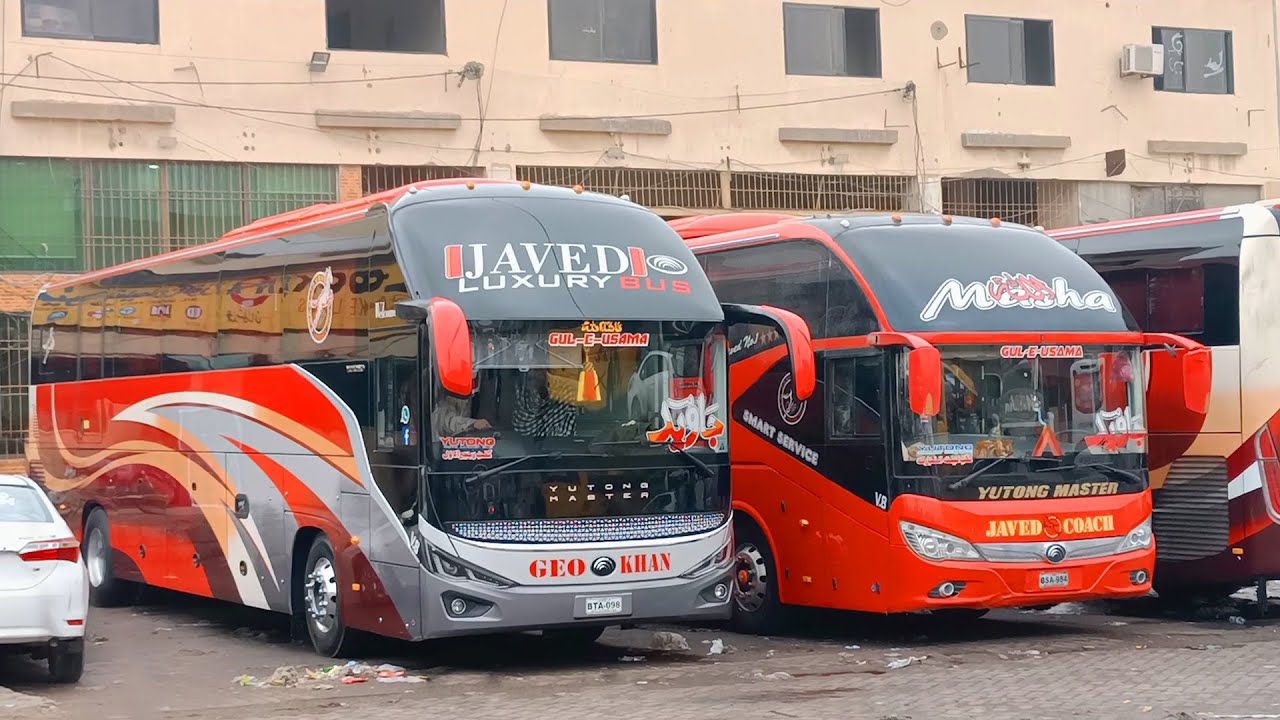 Yusaf Goth Bus terminal Karachi Pakistan | Yutong Master Nova Bus ...