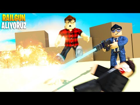 💥 Yeni Railgun ile Düşmanı Havaya Uçurduk! 💥 | Base Battles | Roblox Türkçe