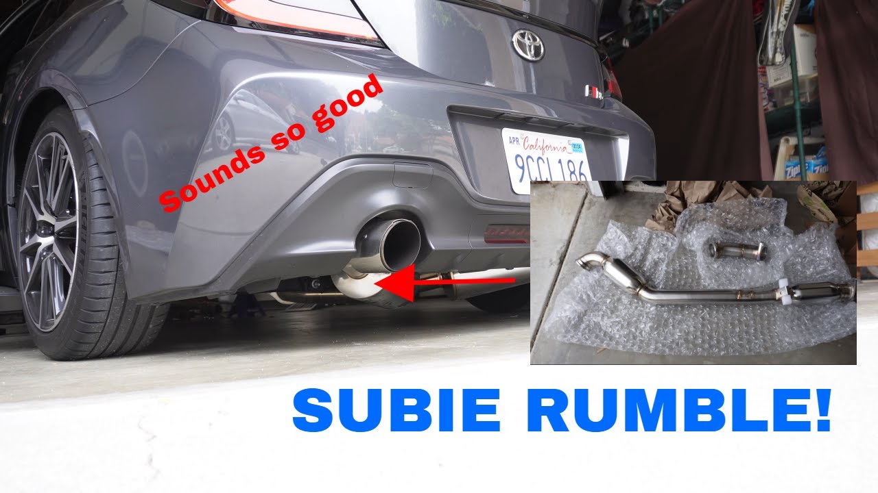 JDL FRONT PIPE / OVER PIPE INSTALL ON GR86 || EXTEMELY DEEP TONE! - YouTube