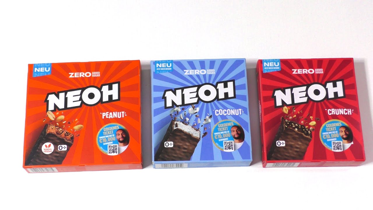 NEOH - Chocolate bars without added sugar - YouTube