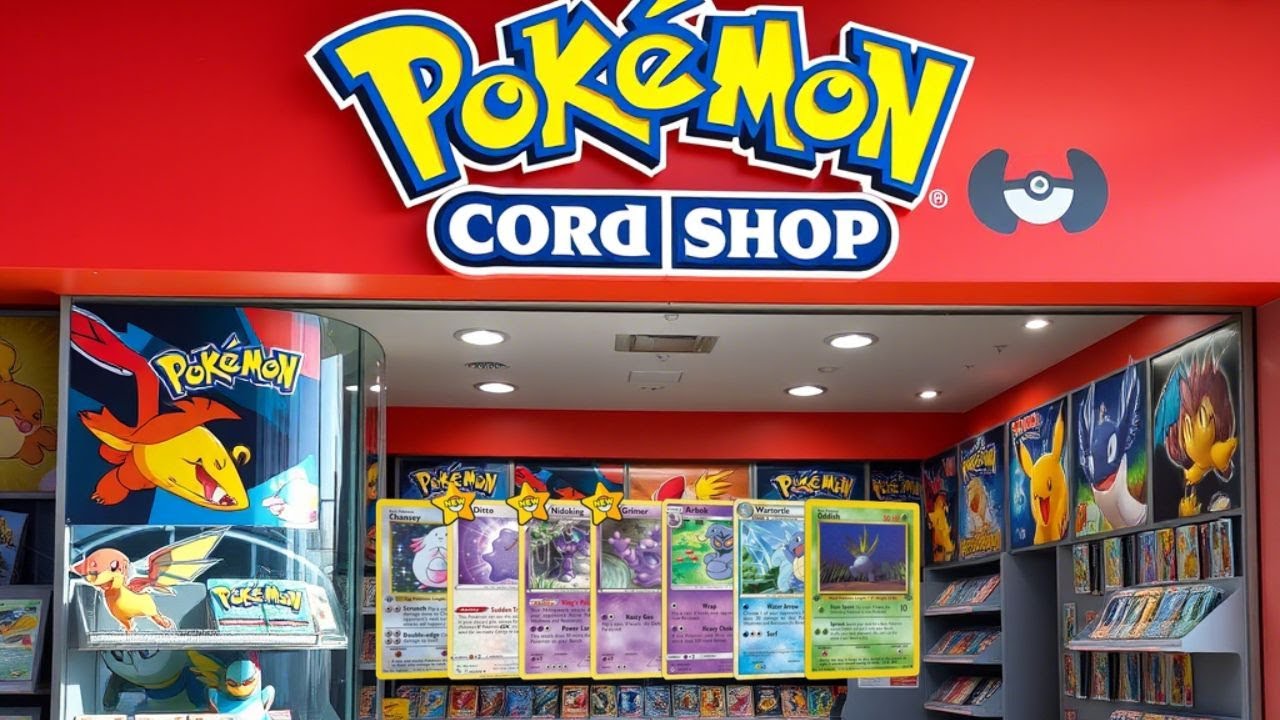 I opened POKEMON CARD SHOP in my city - YouTube