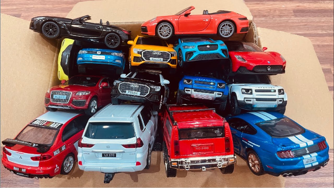 Lexus, Mazda, Audi, VW, GTR, Toys Cars From The Box | Diecast Car Toy ...