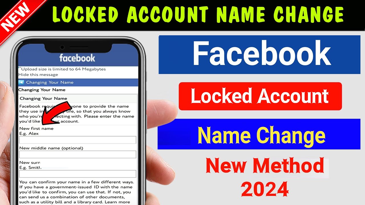 Change Facebook Locked Account Name 2024 | How To Change Facebook ...