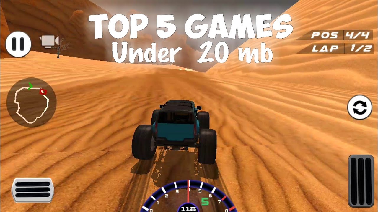 Top 5 Offline Games for android under 20mb - YouTube