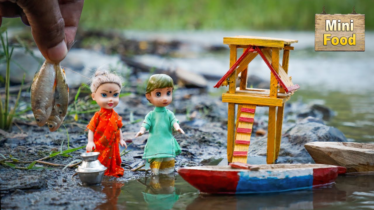 Mini Fish Masala Recipe | Mini Fish | Mini Cooking | Tiny Cooking ...