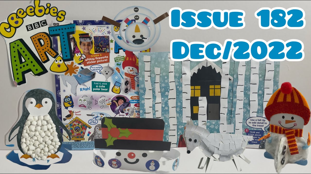 CBeebies Art Magazine, Issue 182, Dec/2022 ⛄️ ️🐧 - YouTube