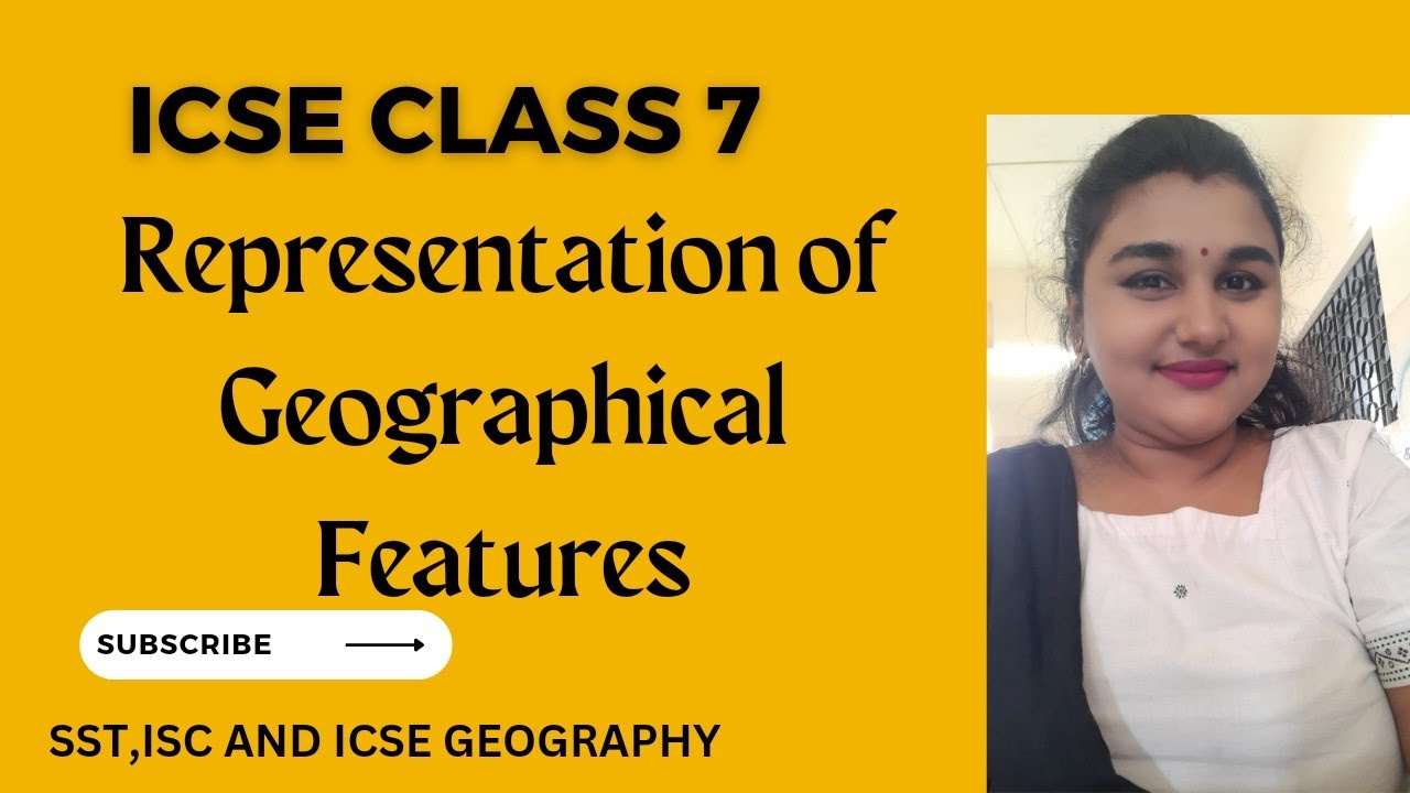 Representation Of Geographical Features /ICSE class 7 #geography #icse ...