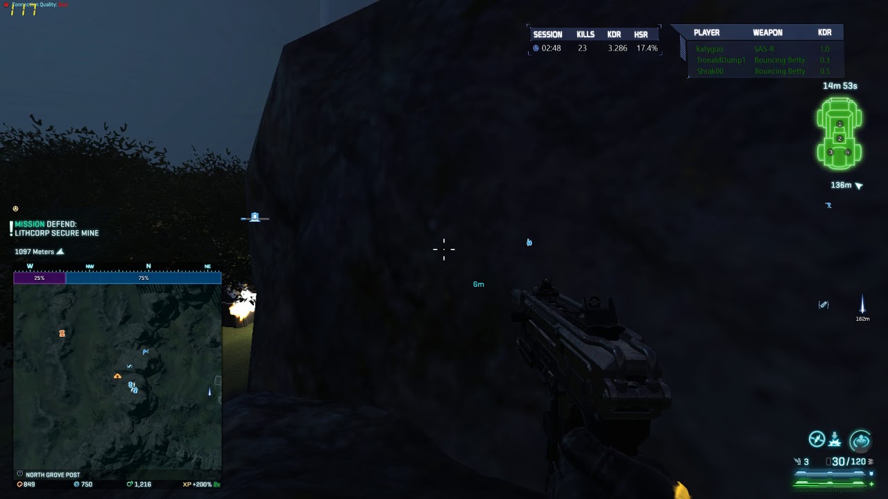 Planetside 2 - vehicle terminal and sunderers under the terrain on ...