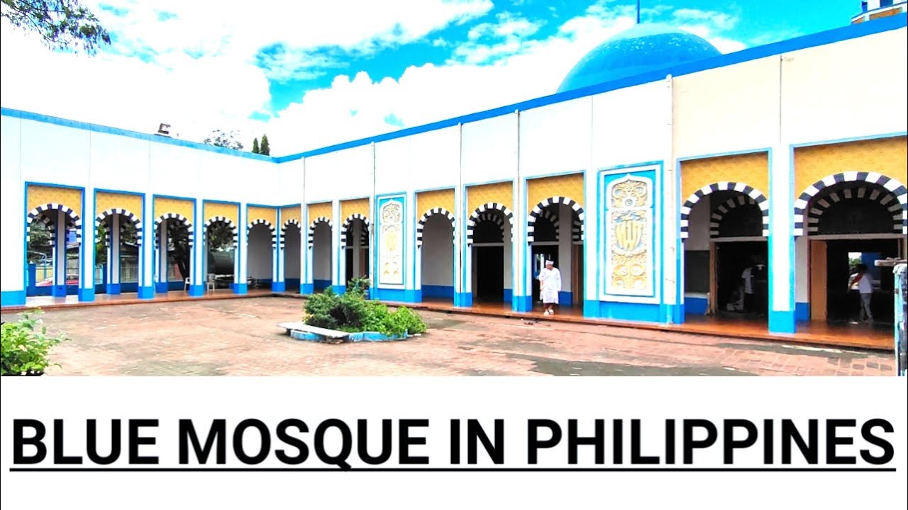 Amazingly beautiful Blue Mosque in Philippines - YouTube