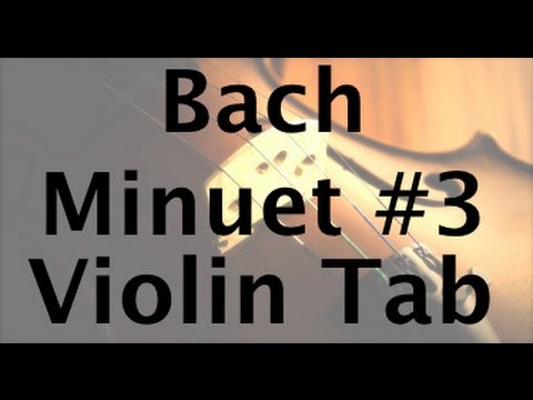 Learn Minuet No. 3 Ver 2 on Violin - How to Play Tutorial - YouTube