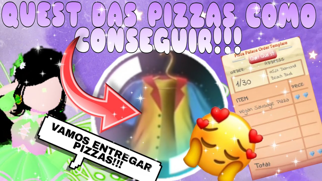 🌸QUEST DA PIZZA COMO CONSEGUIR!!! WAVE 2🌸 Royale High Roblox - YouTube