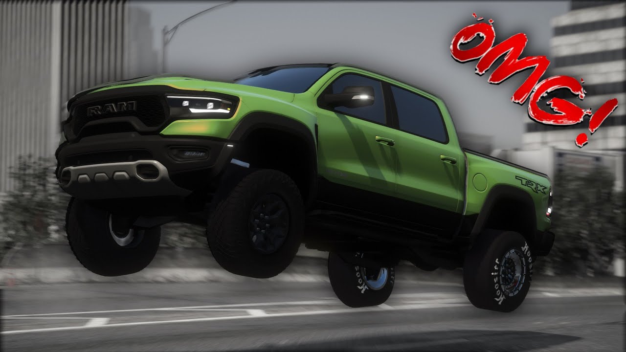Dodge Ram Trx Doing Wheelies