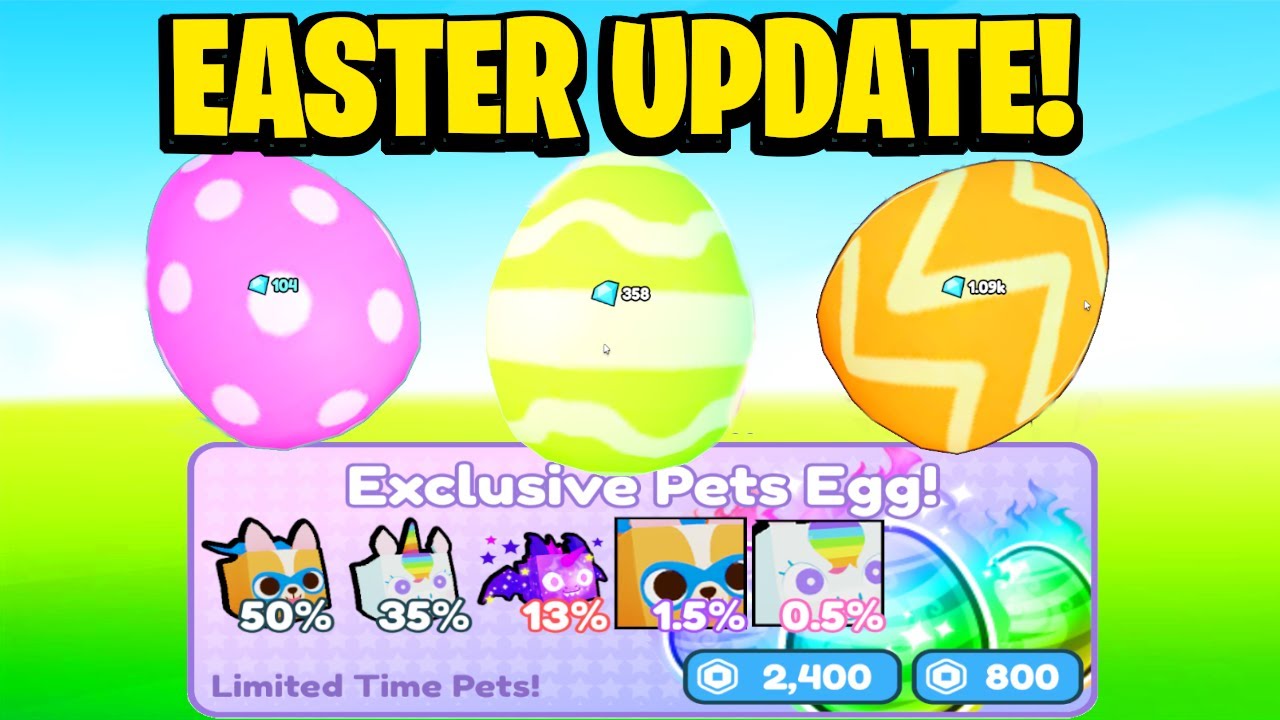 EASTER UPDATE In Pet Simulator X In Roblox - YouTube