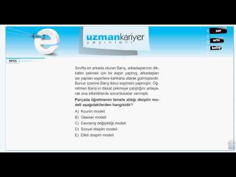 Tekno Test | Sınıf Yönetimi - Test 9 | Soru 9