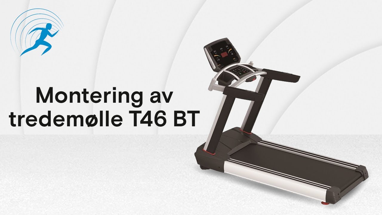 Hvordan montere Sportsmaster tredemølle T46 BT - YouTube