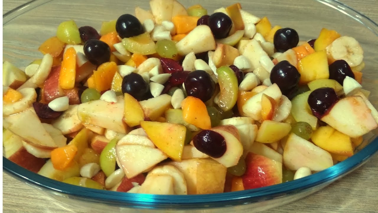 Fruit Chaat Recipe | How To Make Fruit Chaat At Home Recipe By Anum ...