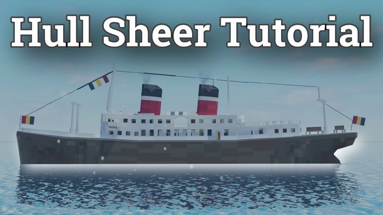 How to Make a Bent Hull (Sheer) in Plane Crazy - YouTube