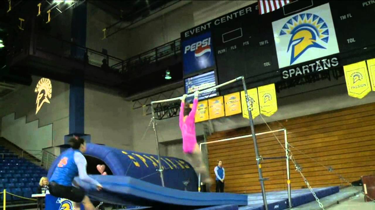 Shani Remme (Boise State) 2016 Bars vs San Jose State 9.825 - YouTube