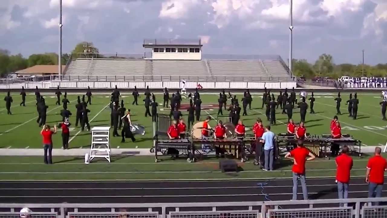 Flag Core Melissa High School band UIL competition Princeton 2012 - YouTube