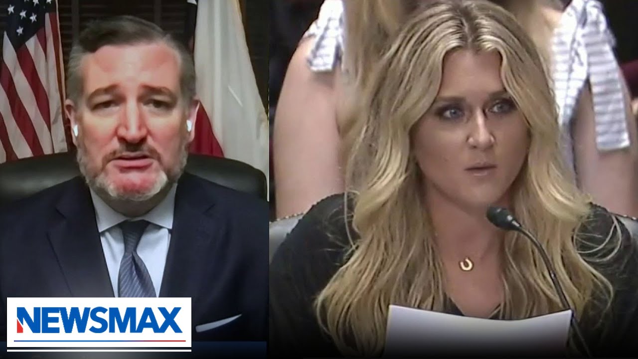Riley Gaines should NOT have to compete against Lia Thomas: Ted Cruz ...