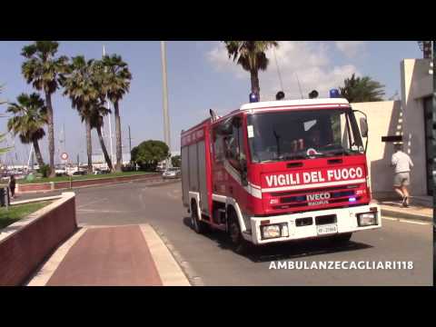 APS Iveco City2000 Vigili del Fuoco Cagliari in emergenza| Italian Fire ...