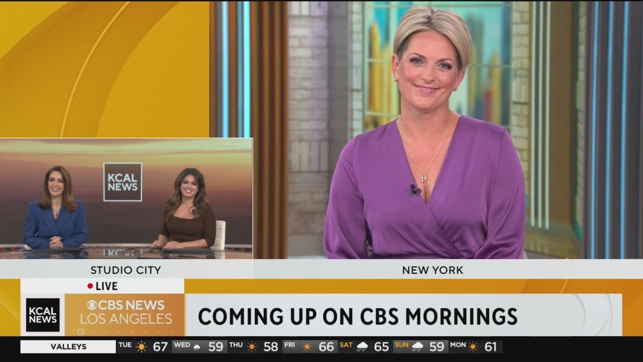 KCAL's Jamie Yuccas joins the crew from New York - YouTube