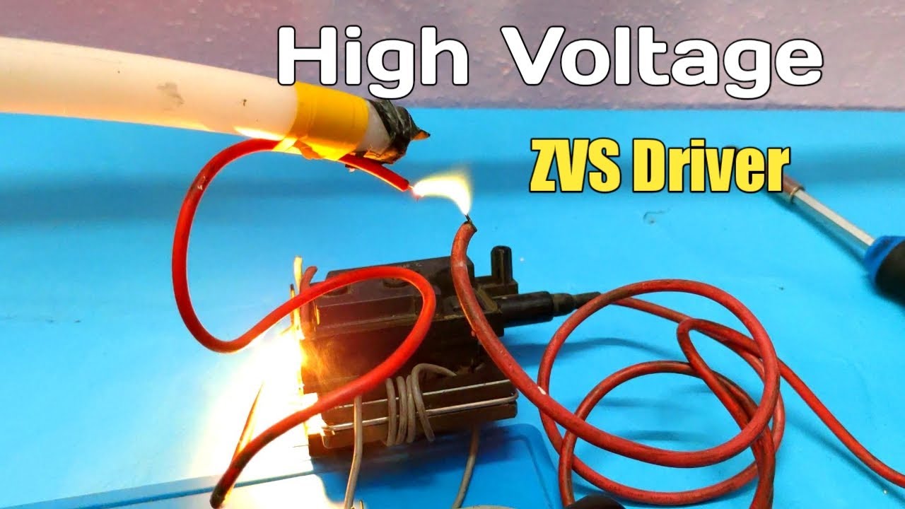 I make 10,0000V Powerful ZVS Driver With Dual Flyback Transformer| How ...