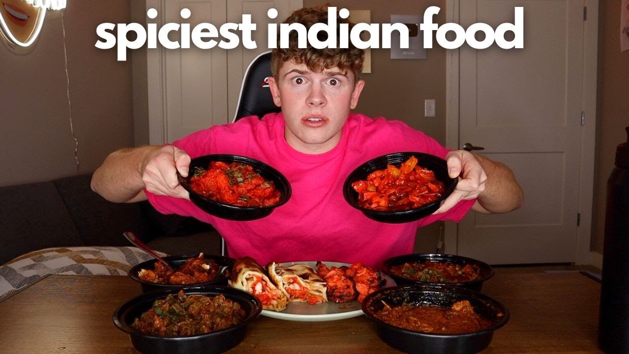 EATING THE WORLD'S SPICIEST INDIAN FOOD • MukBang - YouTube