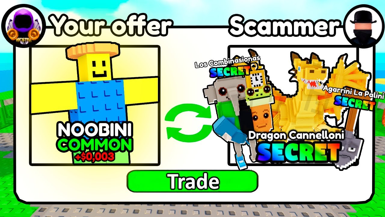 Scamming A Scammer For NEW Secrets! (Steal A Brainrot) - YouTube